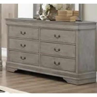 Crown Mark Louis Philip 6-Drawer Dresser B3500-1 – Palacio Furniture